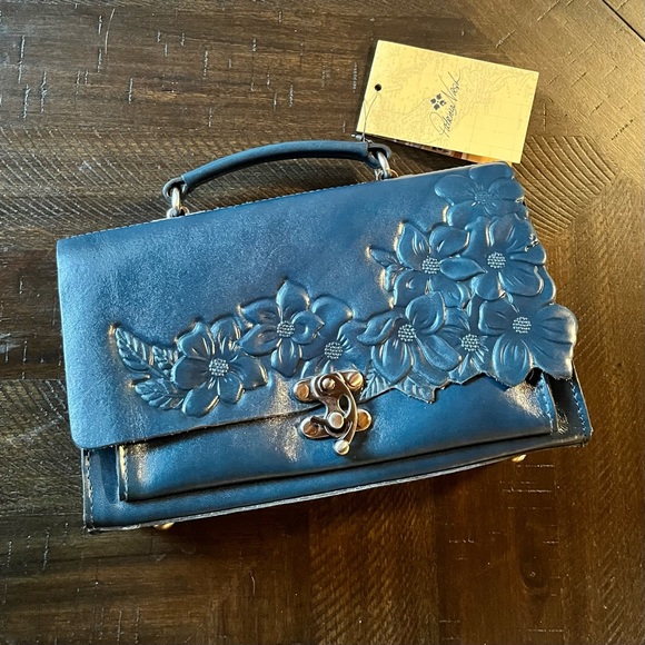 Patricia Nash | Bags | Patricia Nash Charonne Satchel Hand Cut Tooled ...